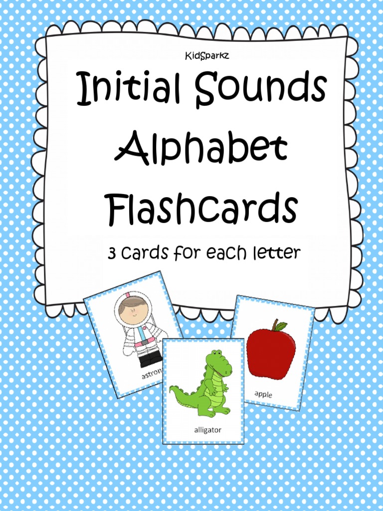 Alphabet Initial Sounds Flashcards1 | PDF