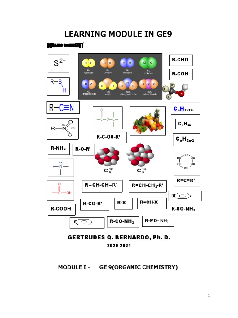 GE9 MODULE1 Aug.24 | PDF | Alkane | Alkene