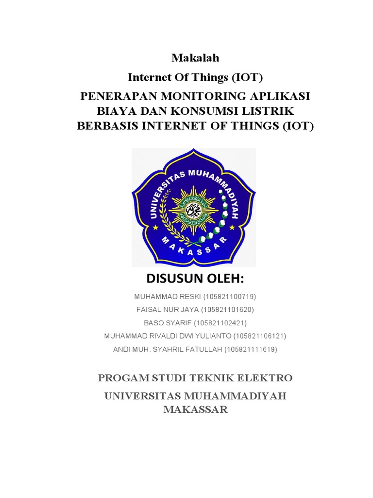 Makalah IOT | PDF | Komputer