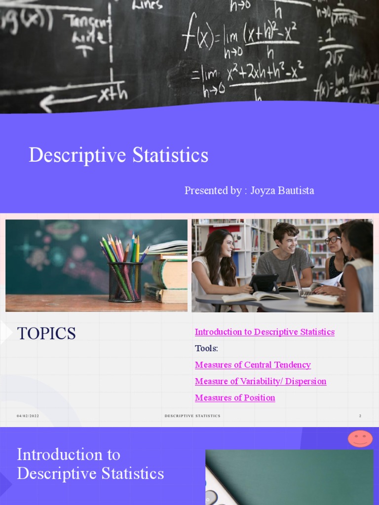 Descriptive Statistics | PDF | Standard Deviation | Variance