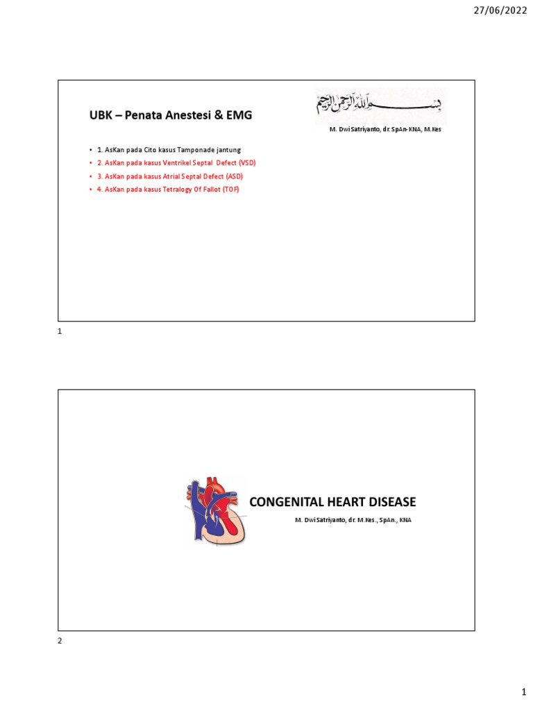 03 AsKan TOF ASD VSD | PDF