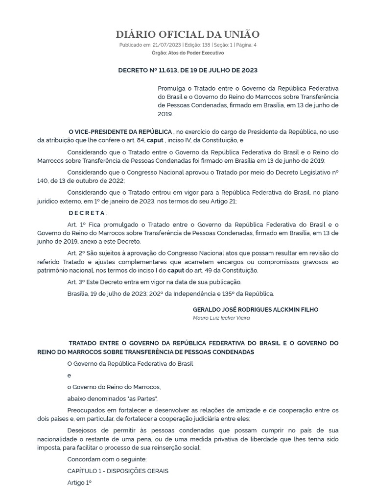 DECRETO #11.613, DE 19 DE JULHO DE 2023 - DECRETO #11.613, DE 19 DE ...