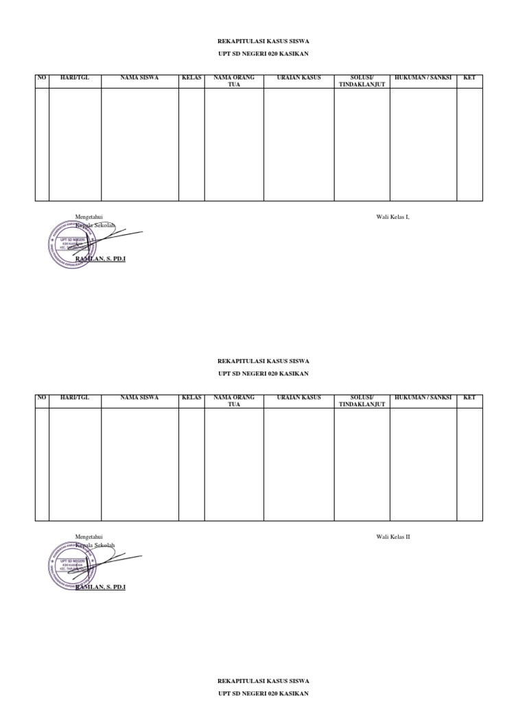 2.dokumen Laporan Pelaksanaan Layanan BK | PDF