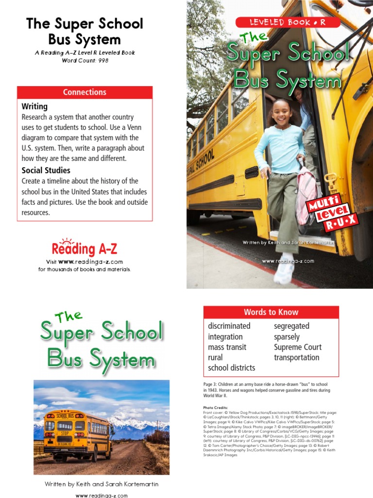 The Super School Bus System | PDF | School Bus | Bus
