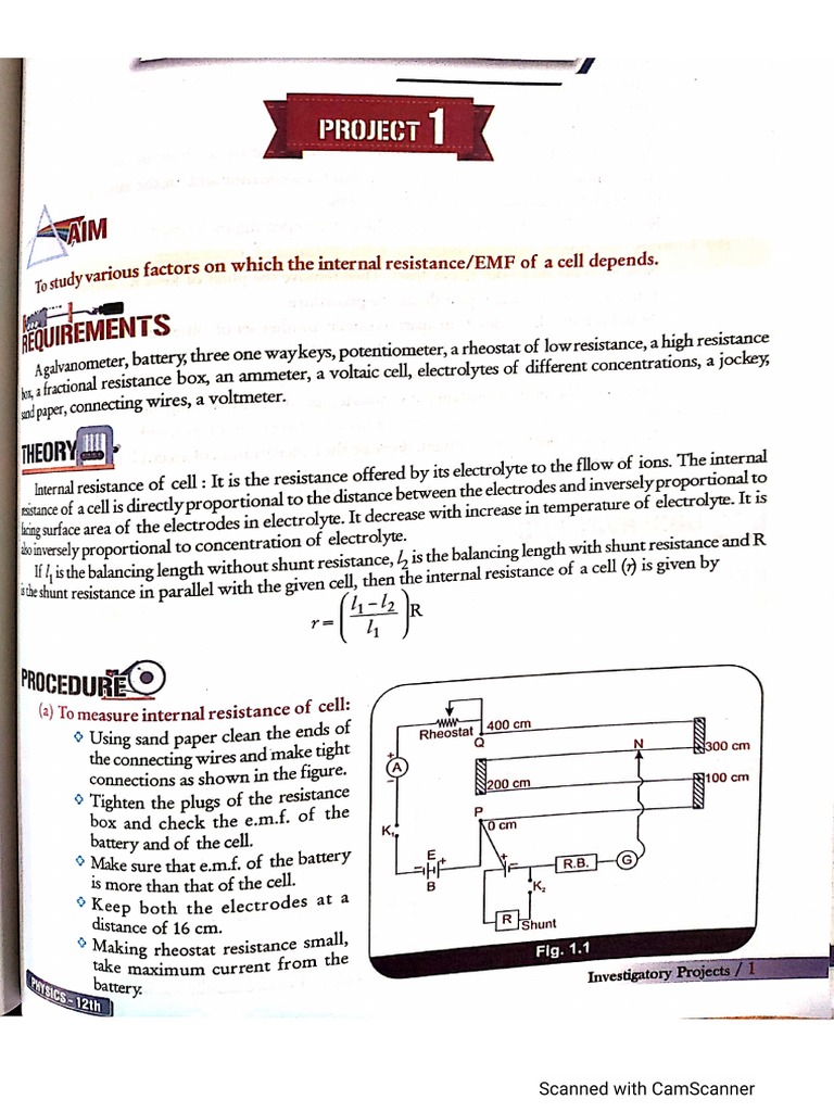 Physics Projects | PDF