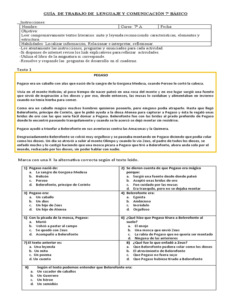 GUÍA Mito | PDF | Medusa