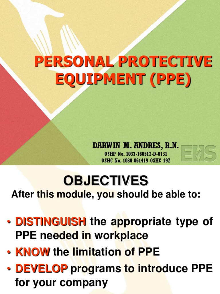 Personal Protective Equipment (PPE) | Download Free PDF | Personal ...