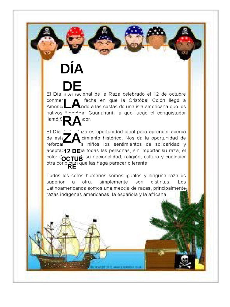 Grado 4 A 6 Dia de La Raza | PDF