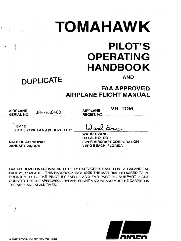 Pa38 Poh | PDF
