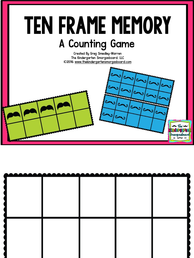 Mustache Ten Frame Memory | PDF | Copyright | Digital Millennium ...