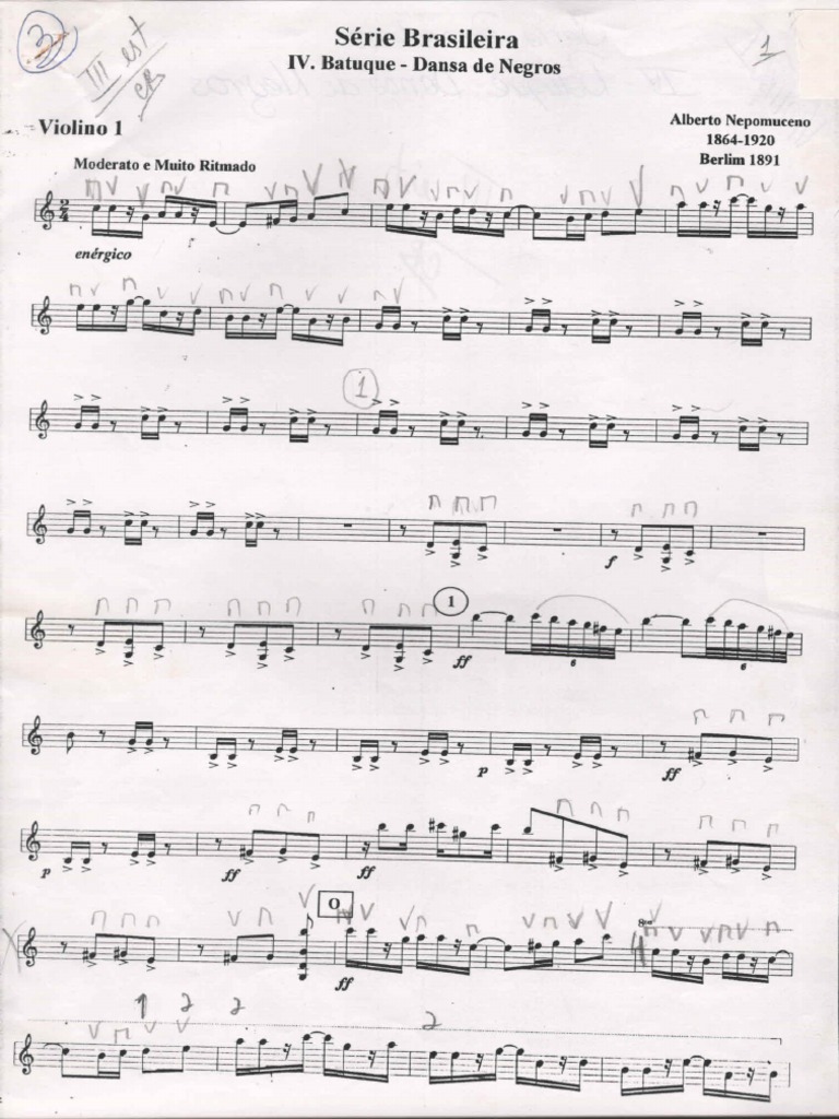 Batuque - Violino I | PDF
