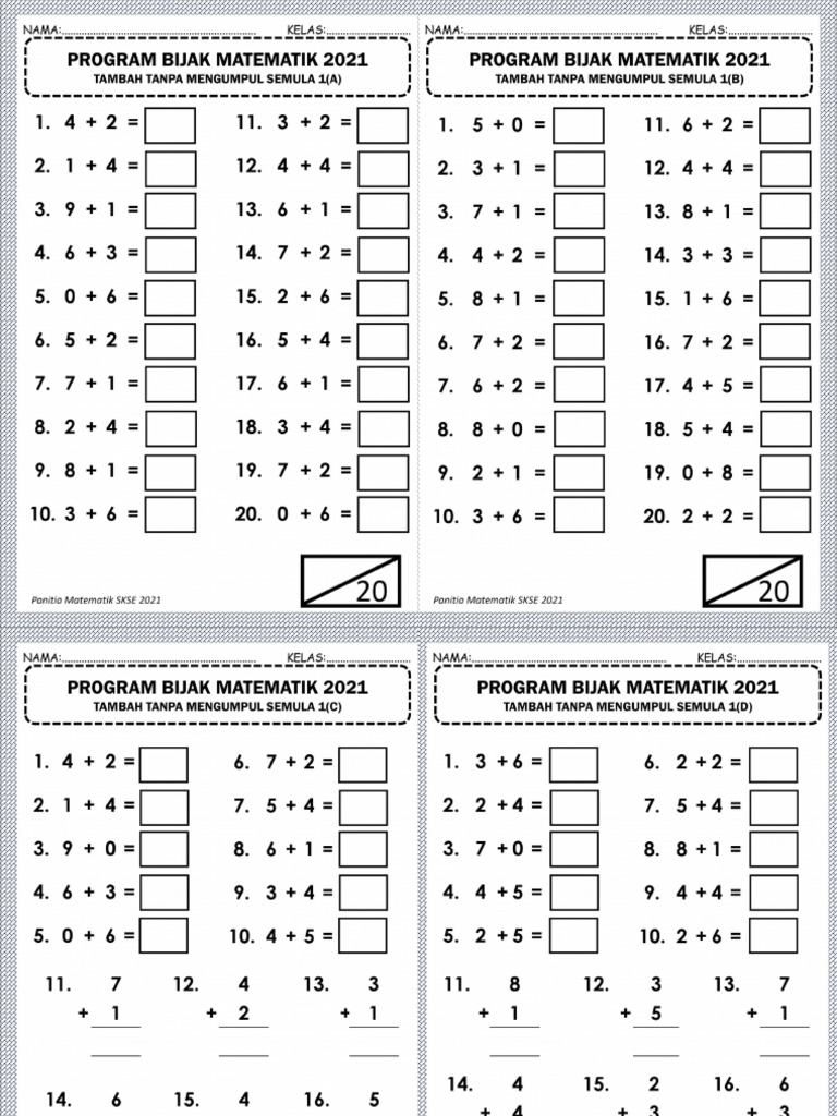 Bijak Matematik 2021 | PDF