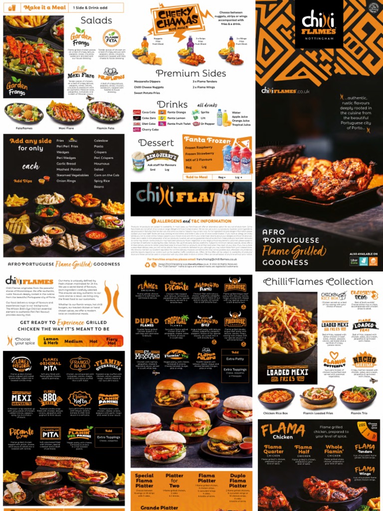 Chilli Flames Menu | PDF