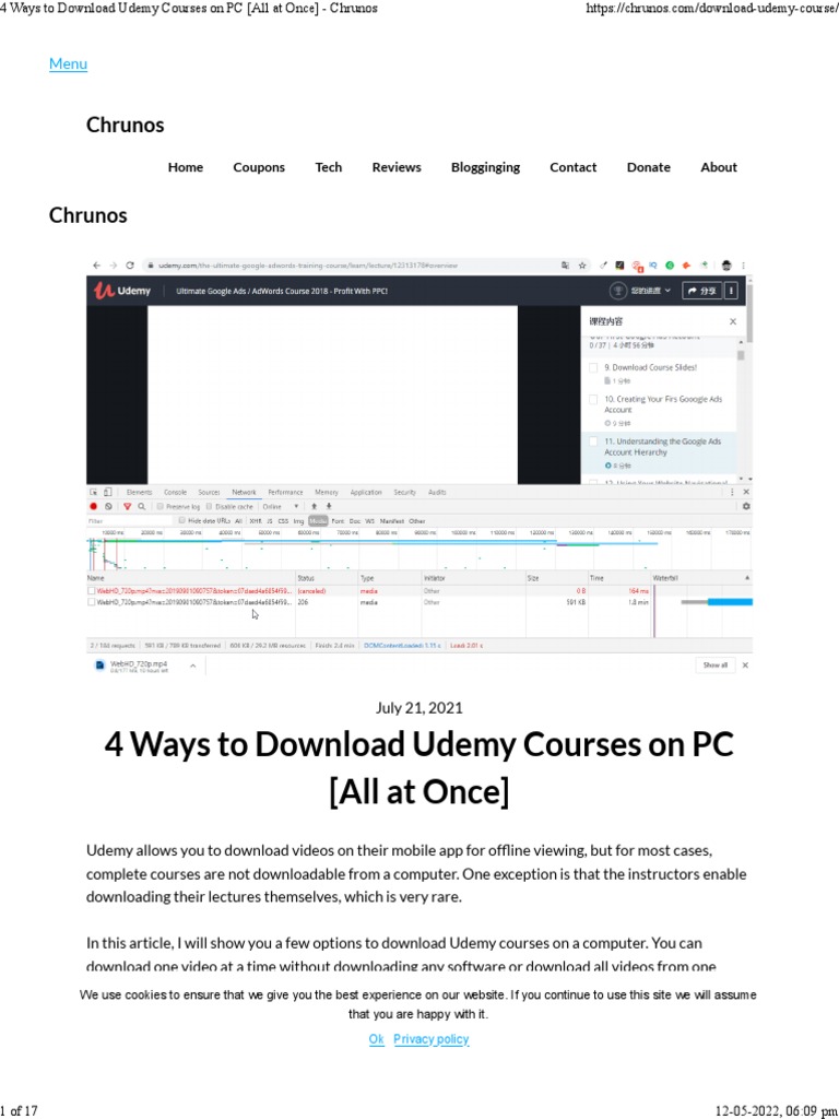 4 Ways to Download Udemy Courses on PC [All at Once] - Chrunos | PDF ...