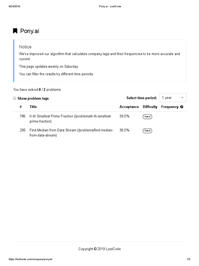 Pony - Ai - LeetCode | PDF