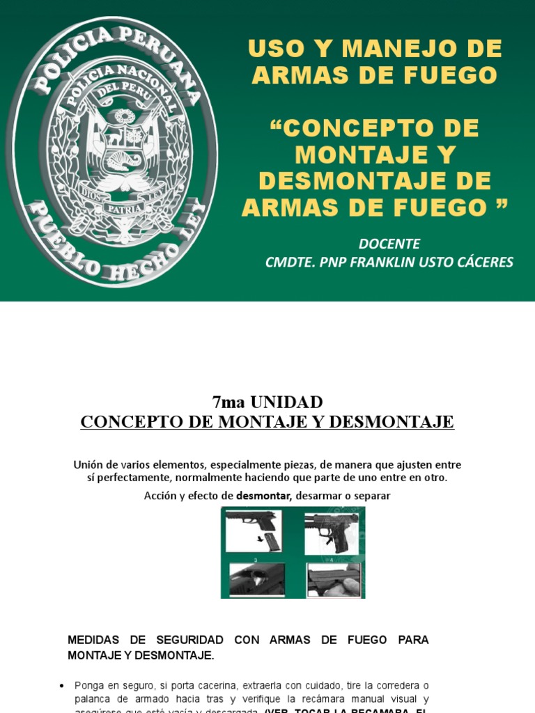 7ma UNIDAD | PDF | Revólver | Rifle