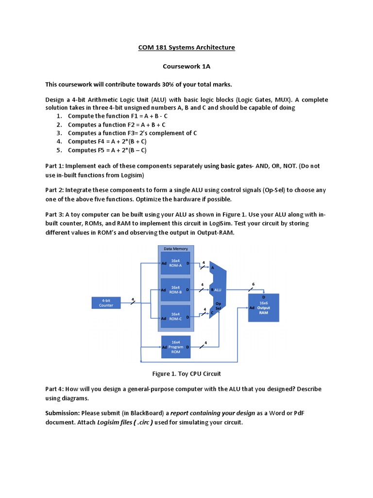 COM181 33511 CourseWorkSpecification | PDF | Computer Program | Programming