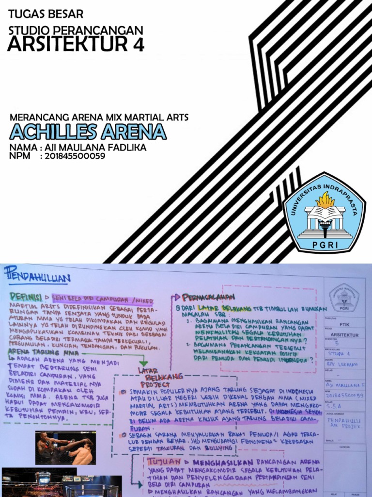 Studio Perancangan Arsitektur 4 UNINDRA - Aji | PDF