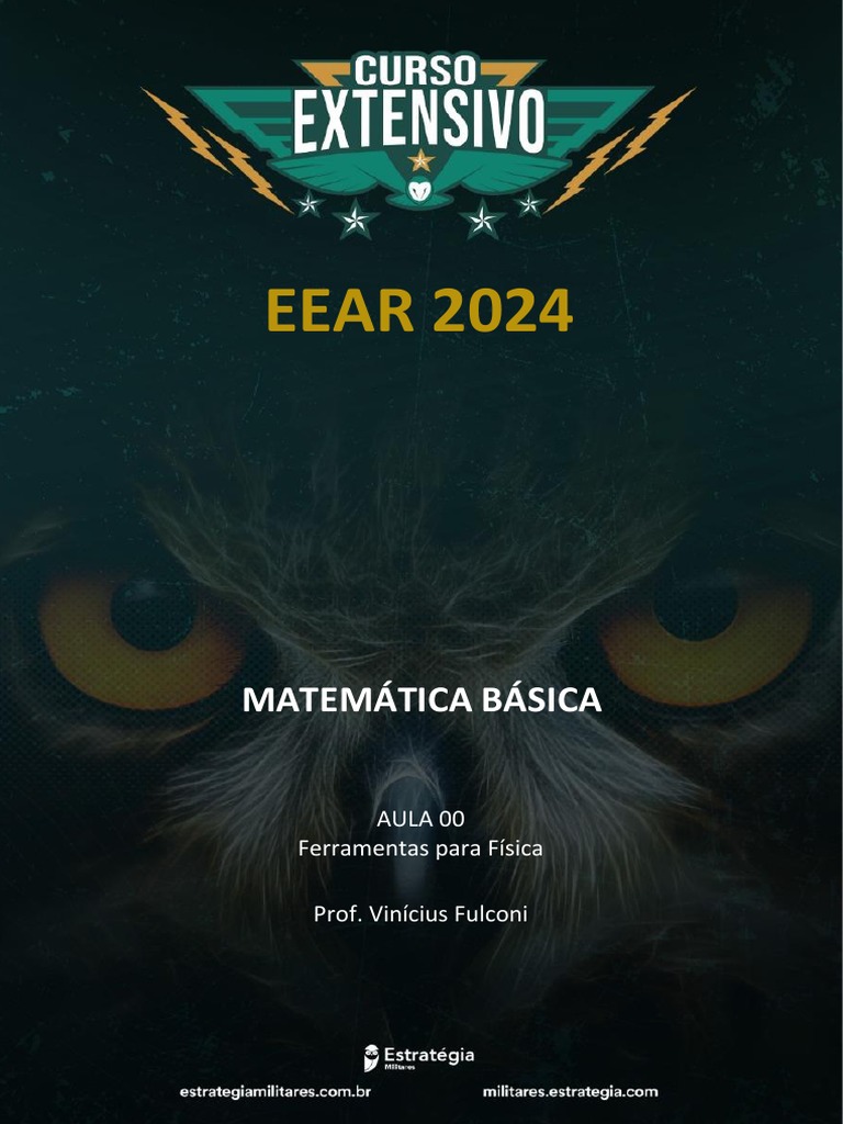 Aula 00 - Frente 1 - EEAR 2024 | PDF | Número real | Números