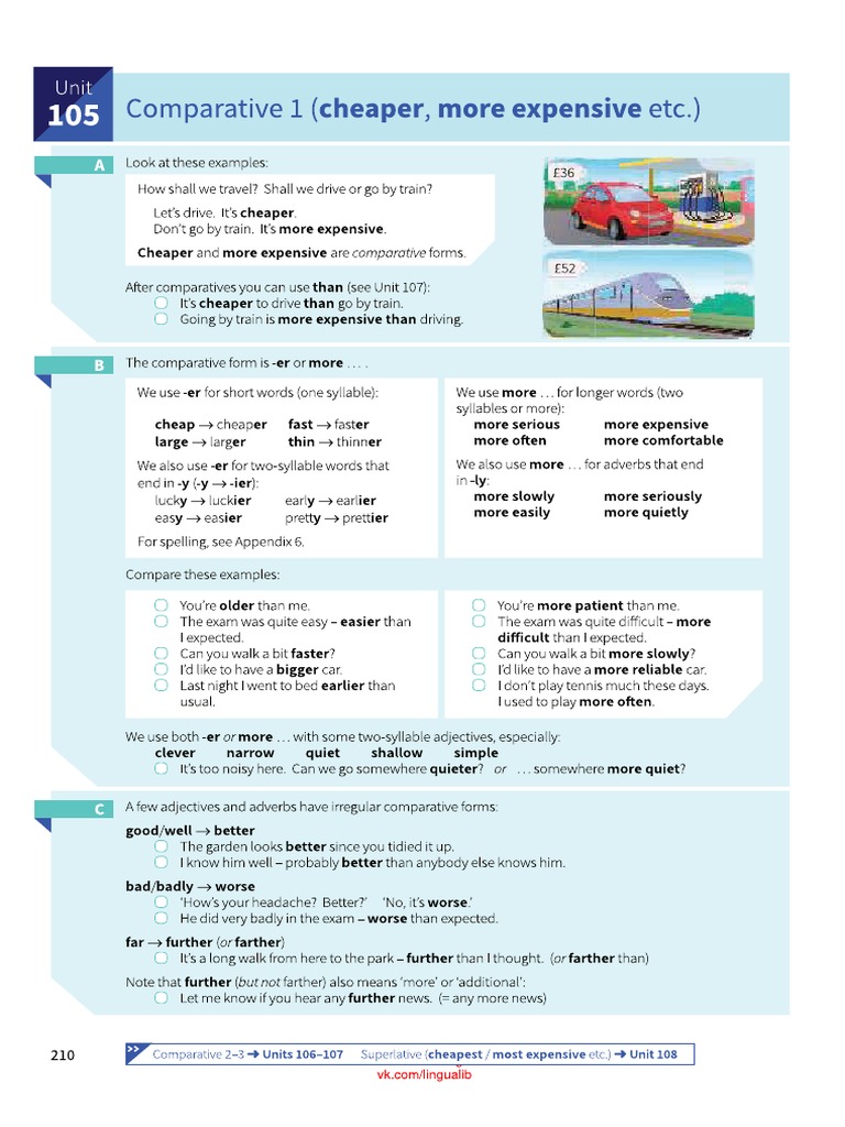 Comparatives ENGLISH GRAMMAR IN USE | PDF