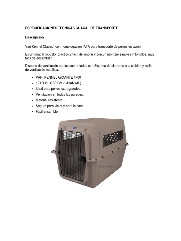 3.5 Guacal de Transporte | PDF
