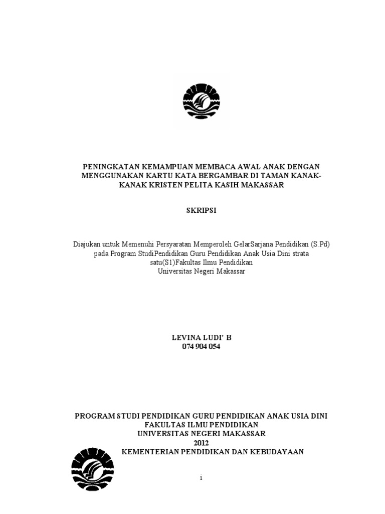 Sampul Skripsi | PDF