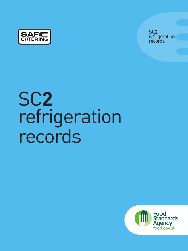 sc2 Refrigeration Records | PDF | Refrigerator | Electromechanical ...