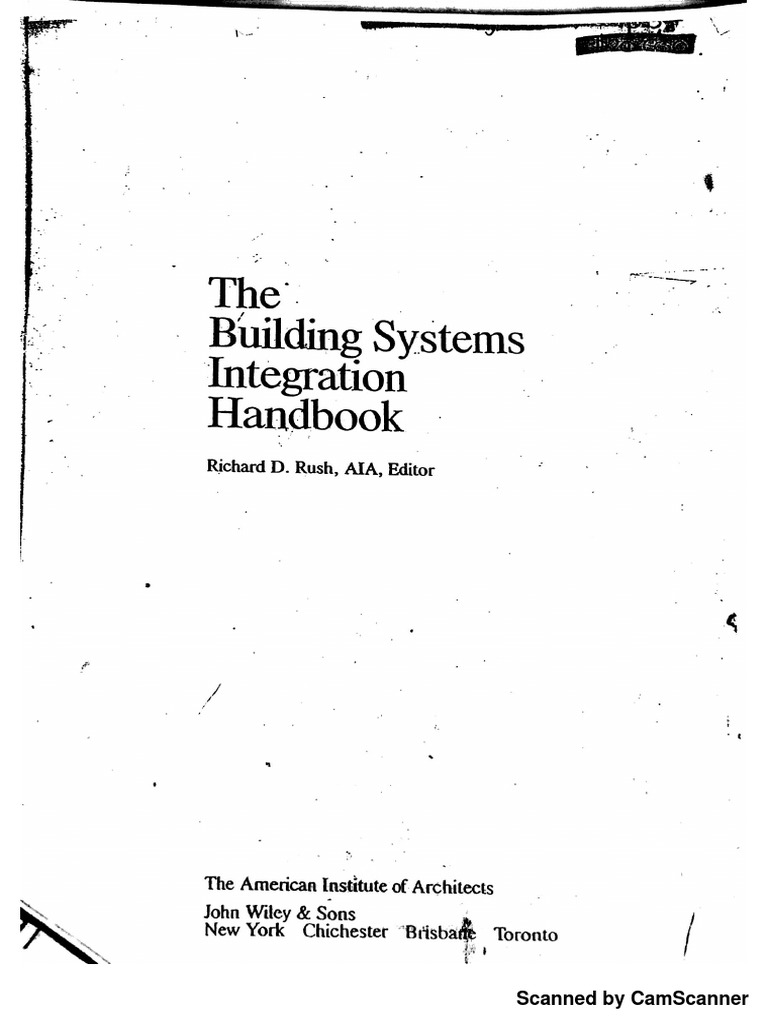 The Building Systems Integration Handbook | PDF