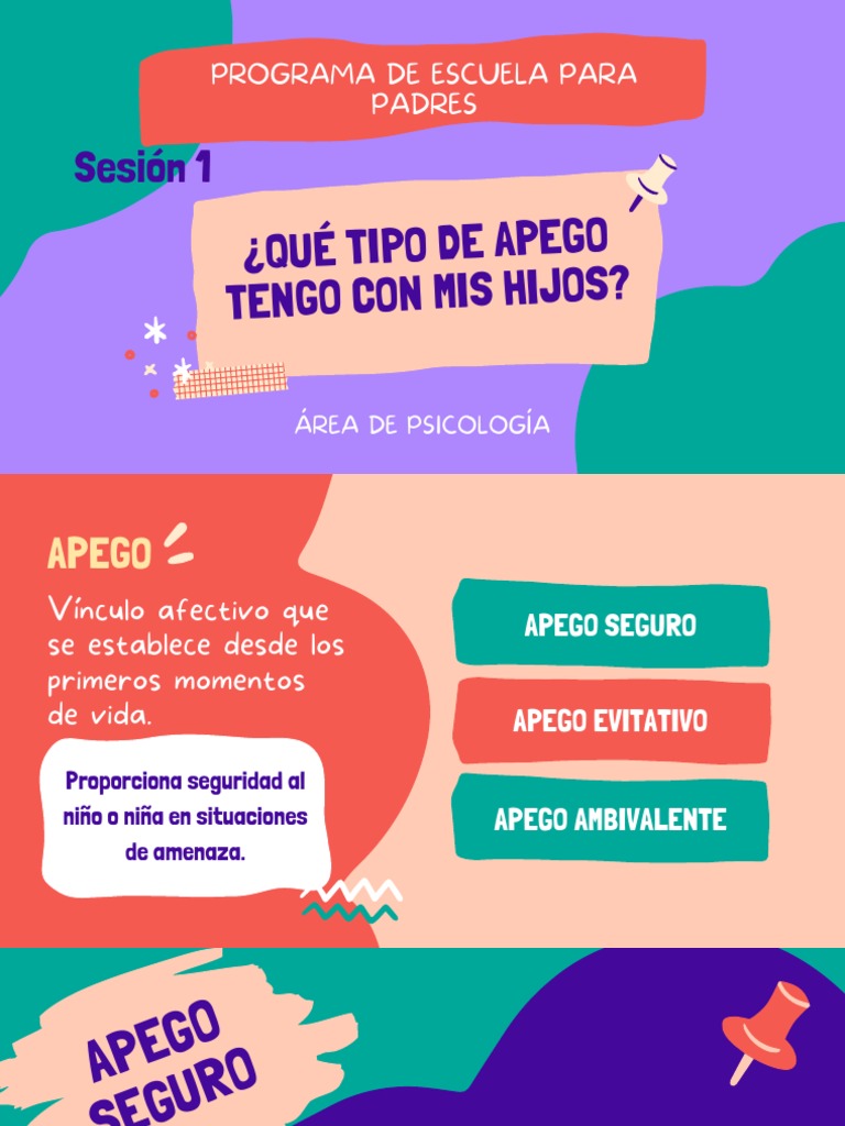 Tipos de Apego en Niños y Padres | PDF