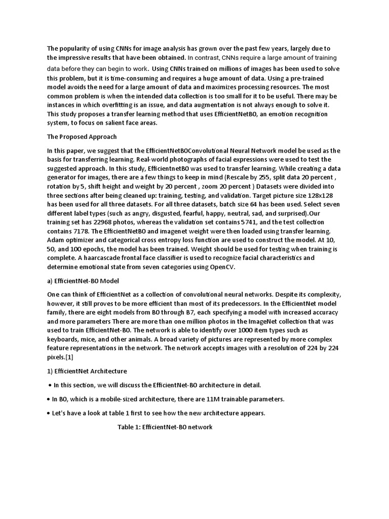 Efficient Net B0 | PDF | Statistics | Machine Learning