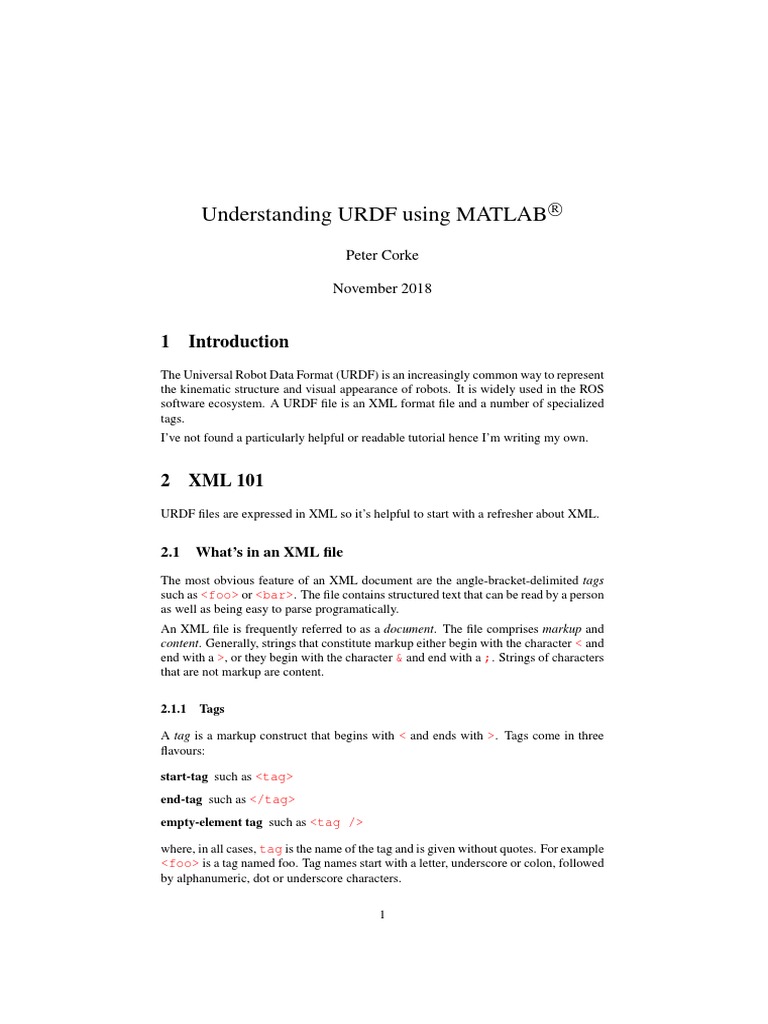 Urdf | Download Free PDF | Xml | Markup Language