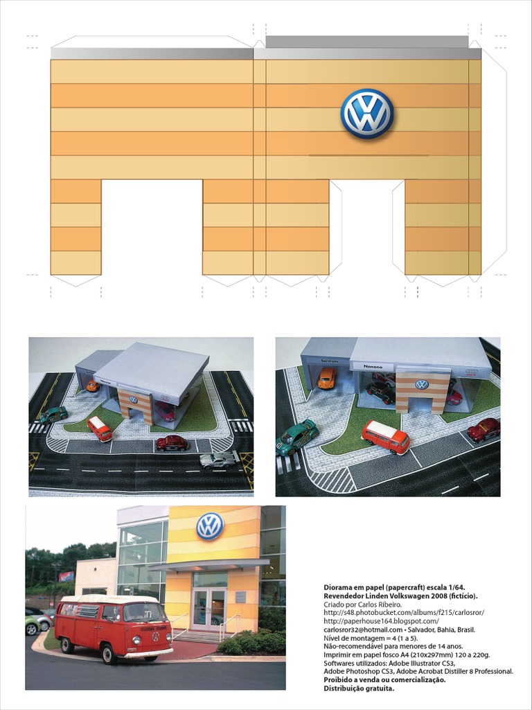 Papercraft VW Linden 2008-1-64 | PDF