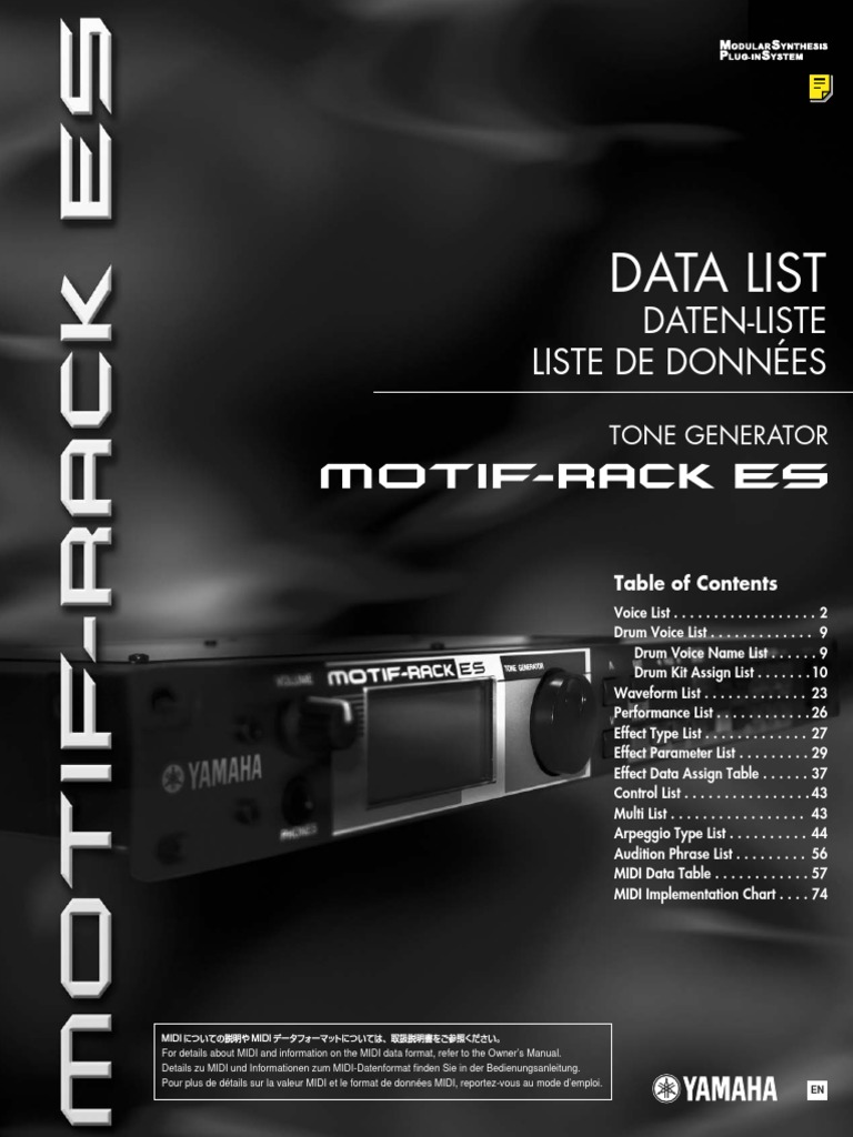 Motifrackes - En2 List Sounds FX | PDF | Saxofón | Viola