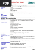 MSDS Un1002 Compressed Air | PDF | Safety | Occupational Safety And Health