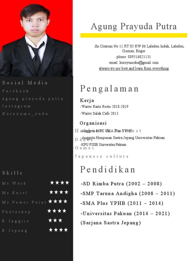 CV Agung Prayuda | PDF