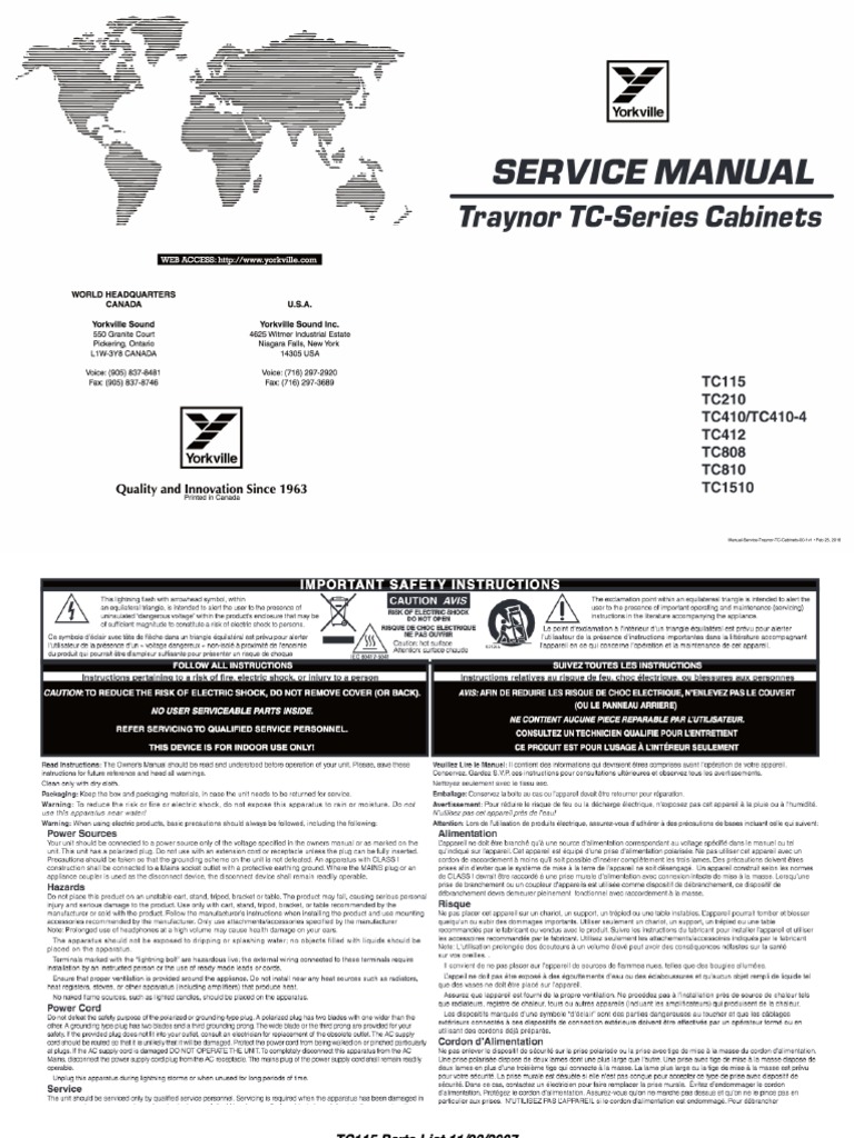 Manual de Servicio - Manualzz | PDF