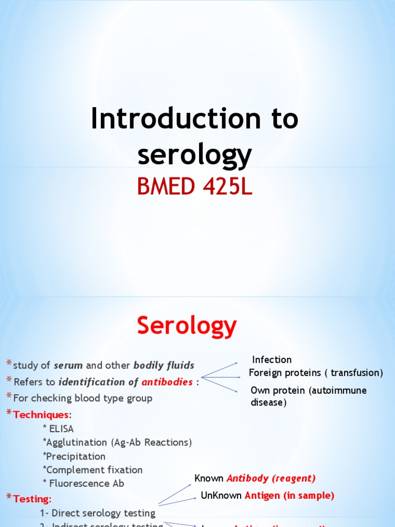 Serolab Mid | PDF | Serology | Antibody