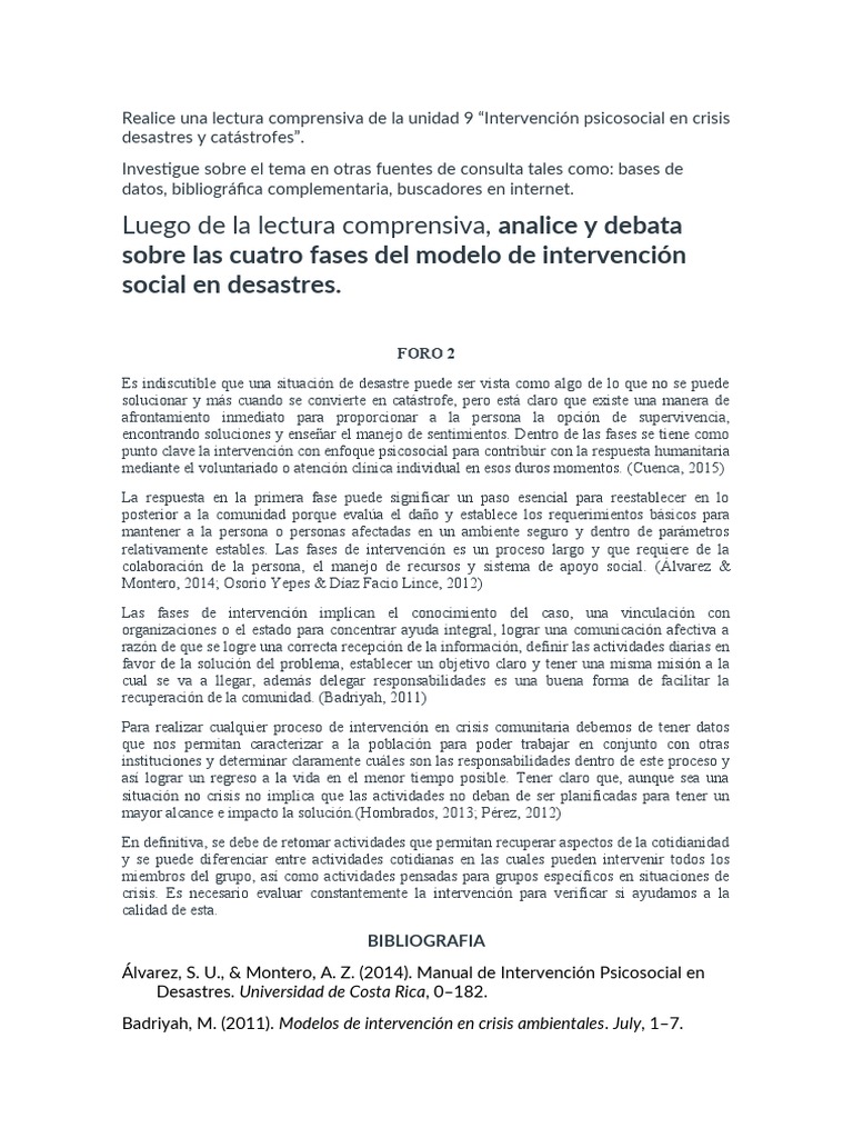 Foro 2 | PDF
