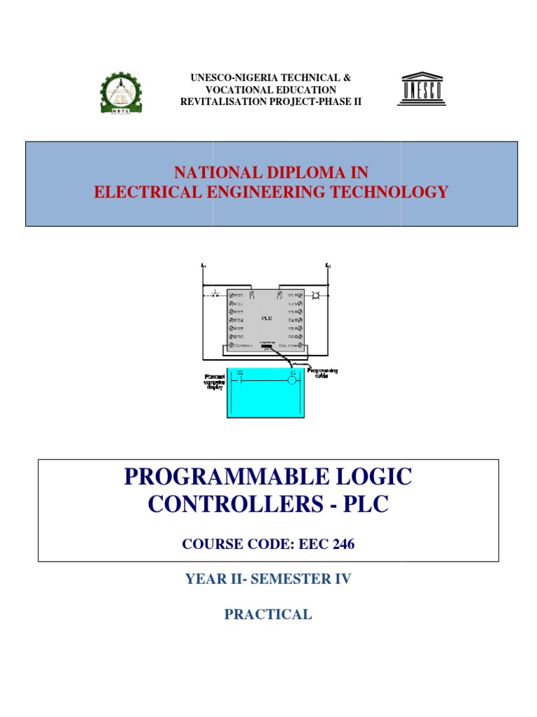 Programmable Logic Controller EEC 246 Theory | PDF | Programmable Logic Controller | Relay