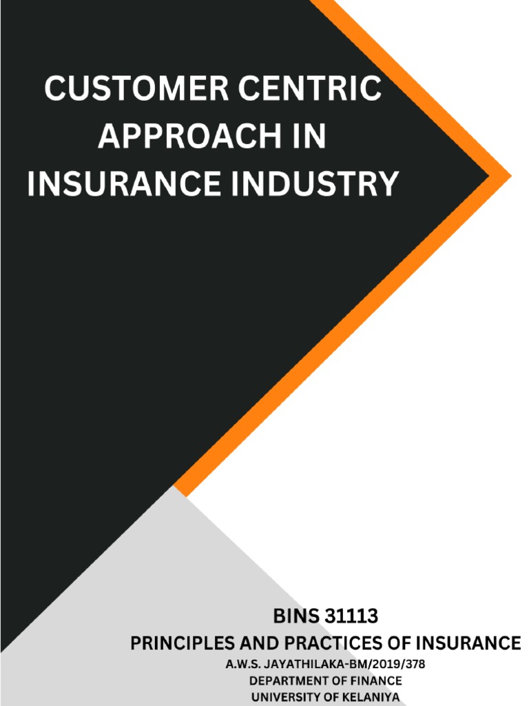 Customer-Centric Insurance Trends | PDF | Customer Satisfaction | Insurance