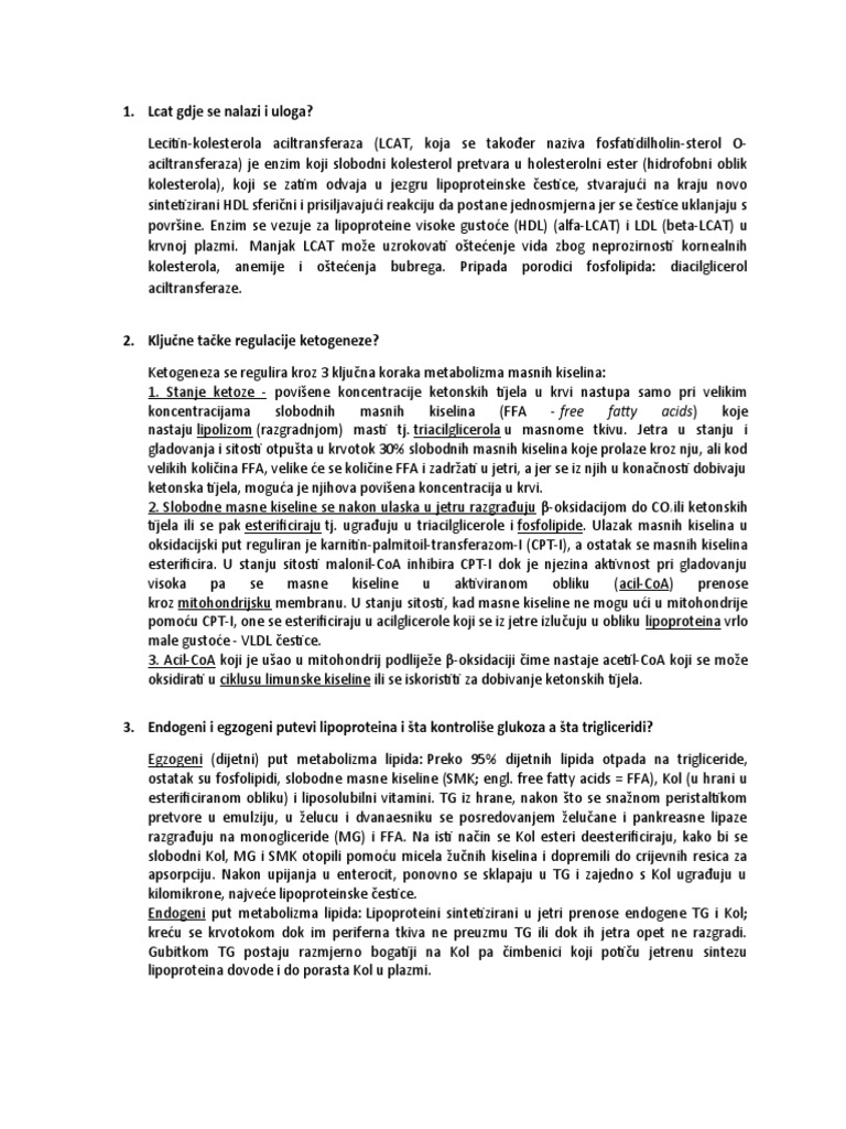 Sem Ka BH2 Prva Parcijala | PDF