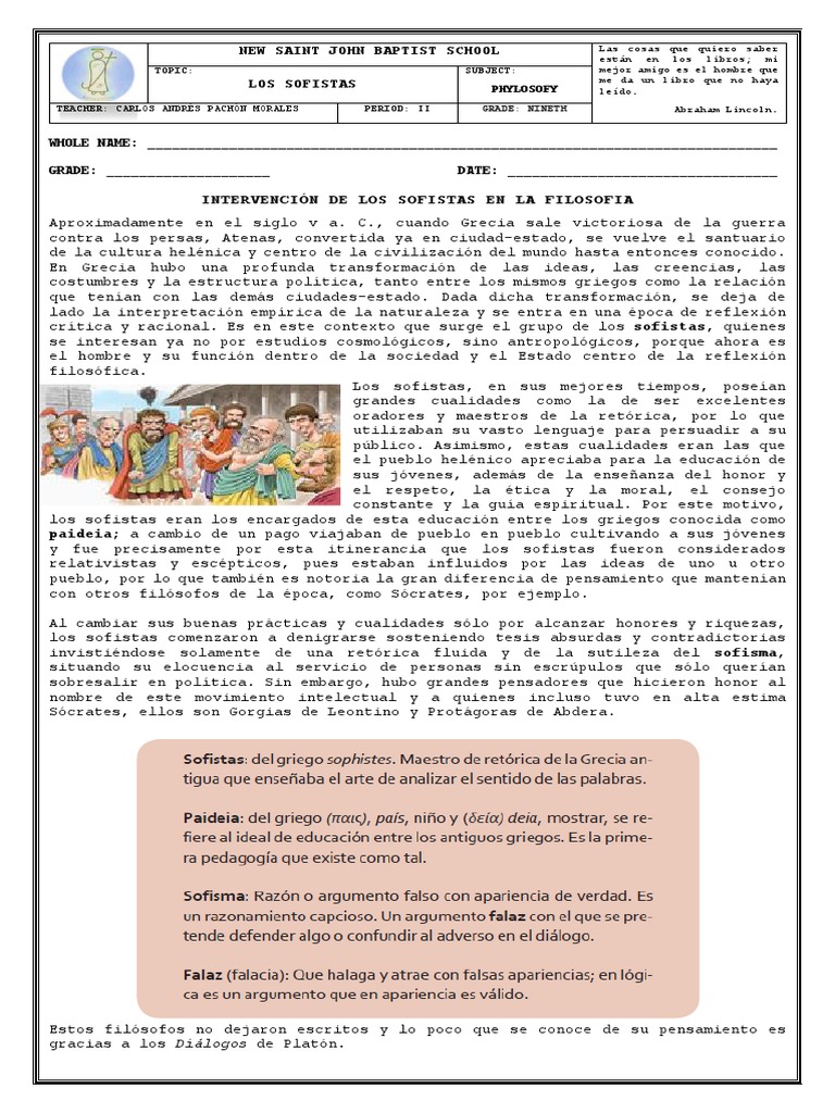 Escuela Sofista | Descargar gratis PDF | Platón | Filosofía griega antigua