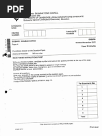 Social Studies Bgcse Past Papers 2007-2022 | PDF | Botswana | Governance