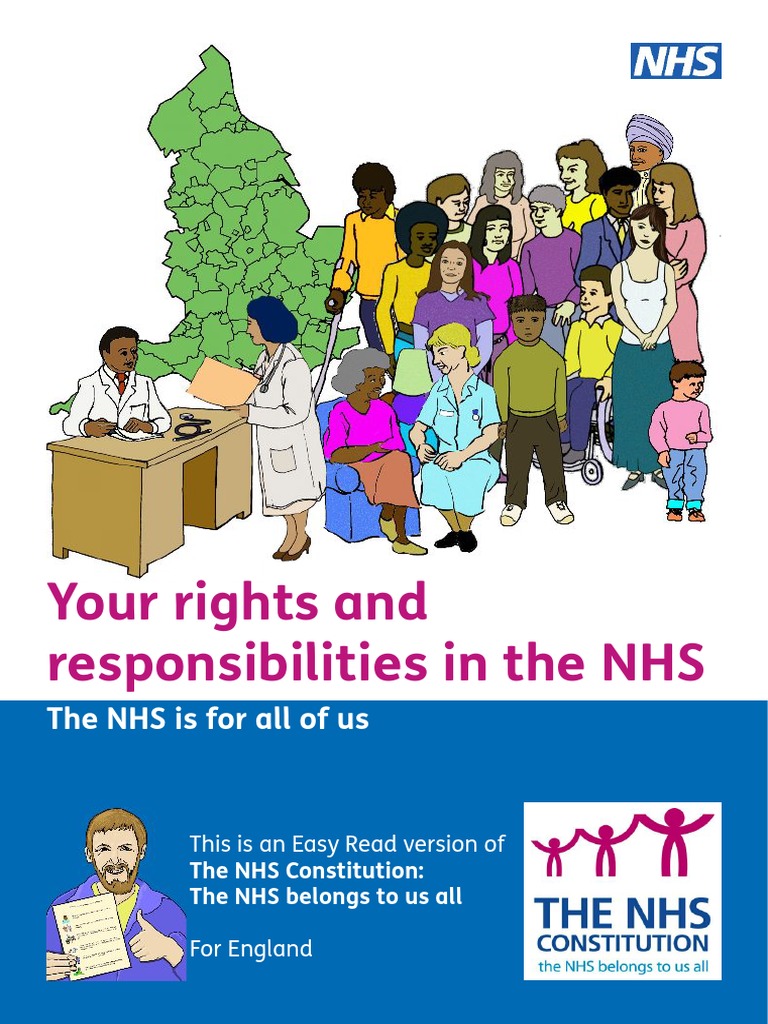NHS Constitution EasyRead | PDF | National Health Service | Health Sciences