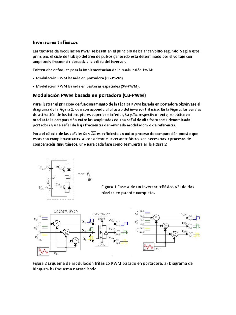 Inversor Trifasico | PDF | Inversor de energia | Modulación