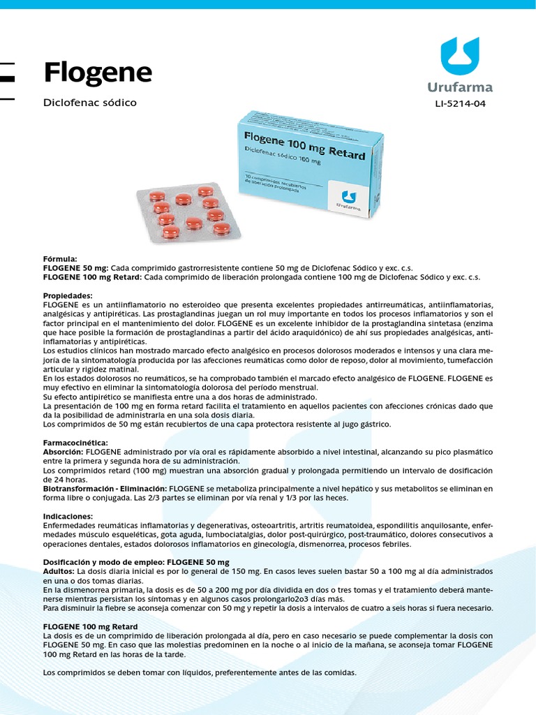 Urufarma Flogene 100 - 6297b95492bd0 | PDF | Droga anti-inflamatoria ...