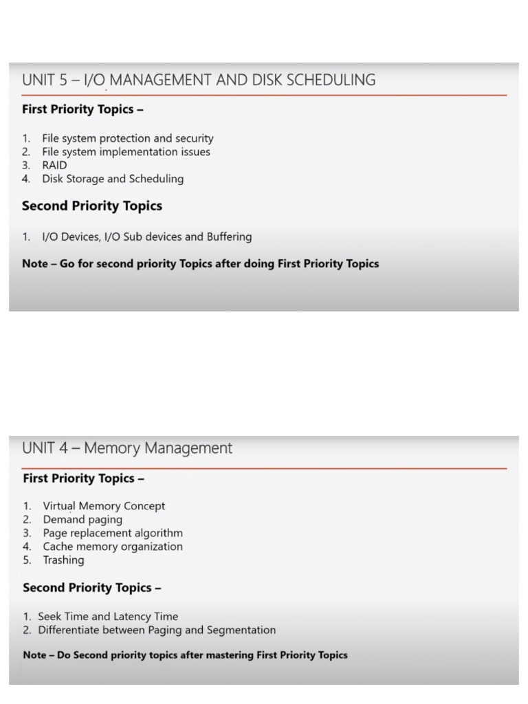 AKTU Operating System Important QUESTION | PDF