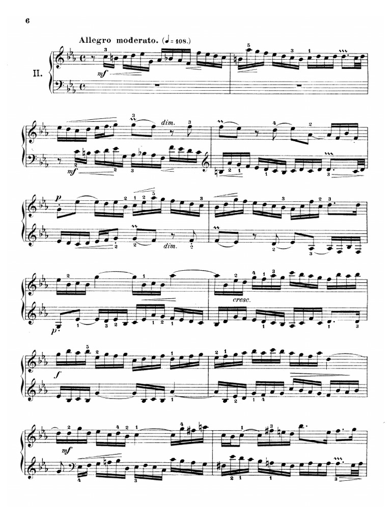 Invenção II A Duas Vozes - Bach | PDF