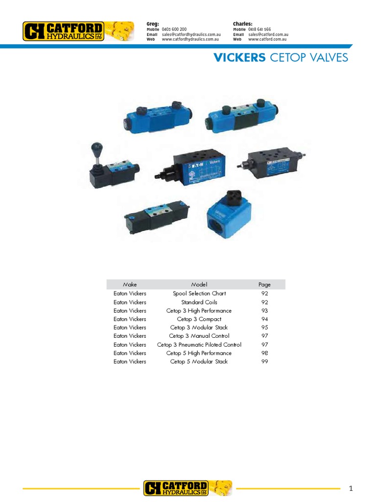 DG4V Vickers | PDF | Electrical Engineering | Electricity
