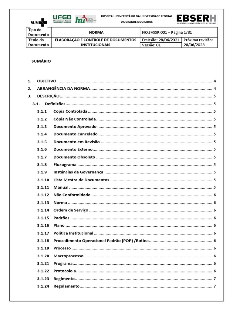 Anexo Resolução 59 No Svssp 001 Norma De Elaboração E